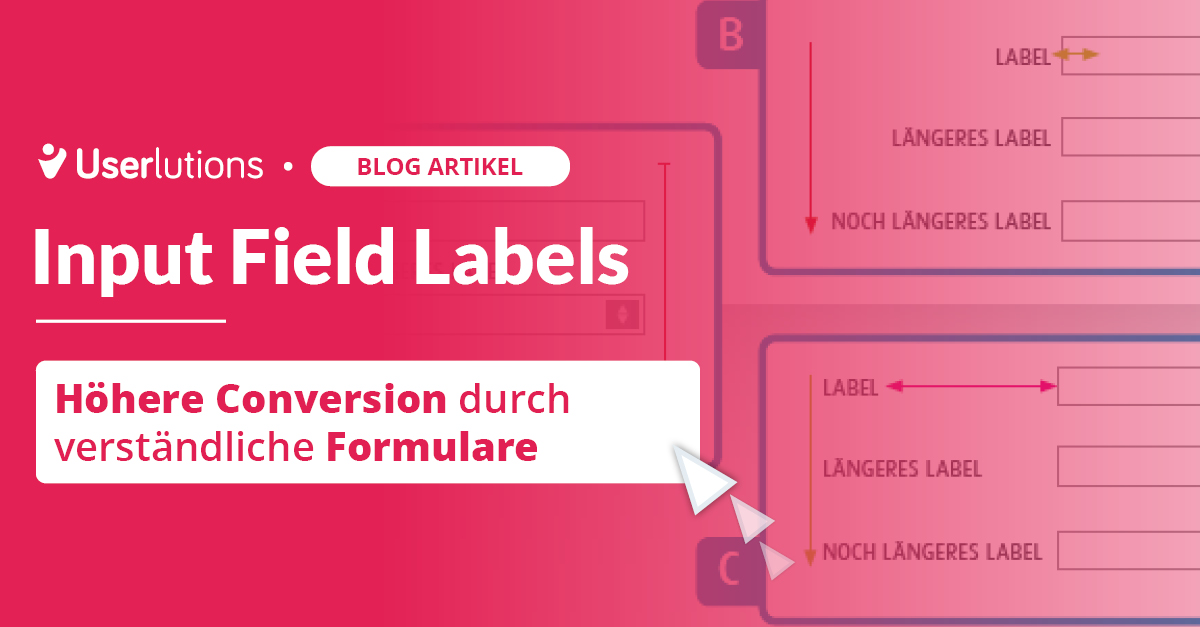 UX von Formularen: Input Field Labels